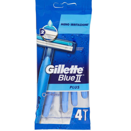 GILLETTE BLUE II PLUS SLALOM Rasoio usa e getta due lame - Profumeria ...
