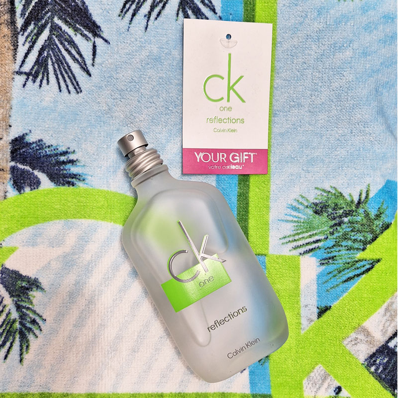 CALVIN KLEIN CK ONE REFLECTIONS edt unisex 100ml + Telo mare IN OMAGGIO ...